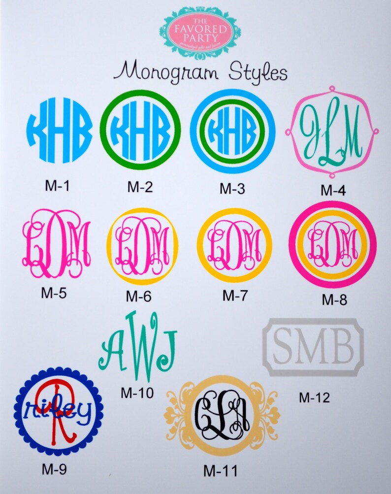 Personalized Car Monogram - Etsy