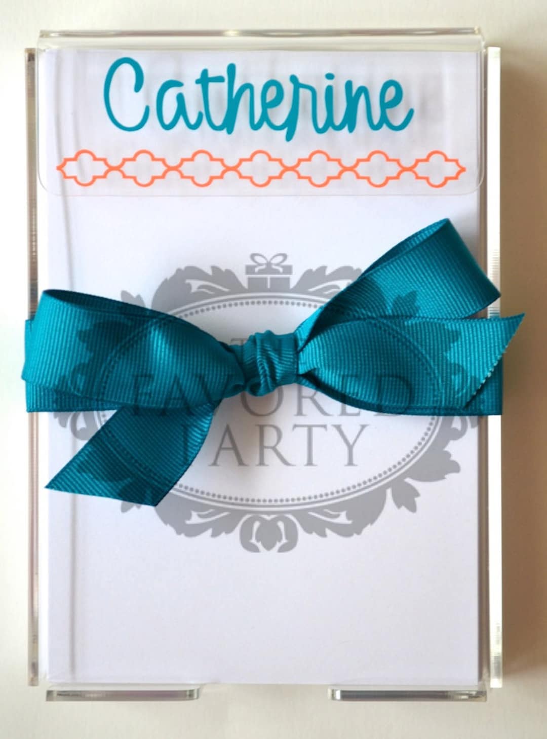 Personalized Note Paper Holder - Etsy