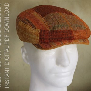 DIGITAL SEWING PATTERN Finch 1920's Irish Flat Cap for - Etsy