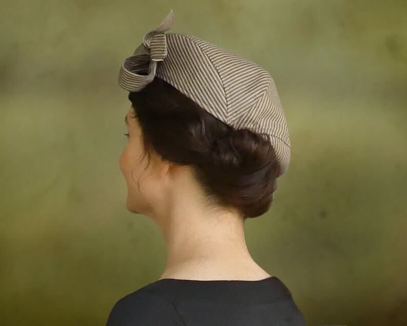 SEWING PATTERN Zoë 1940's Stylized Beret Hat guernsey - Etsy Australia
