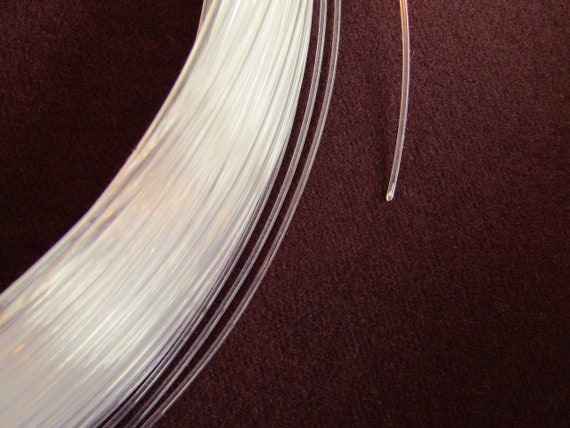 Clear Plastic Hat Brim Wire 1 yd Hat Making Supplies | Etsy