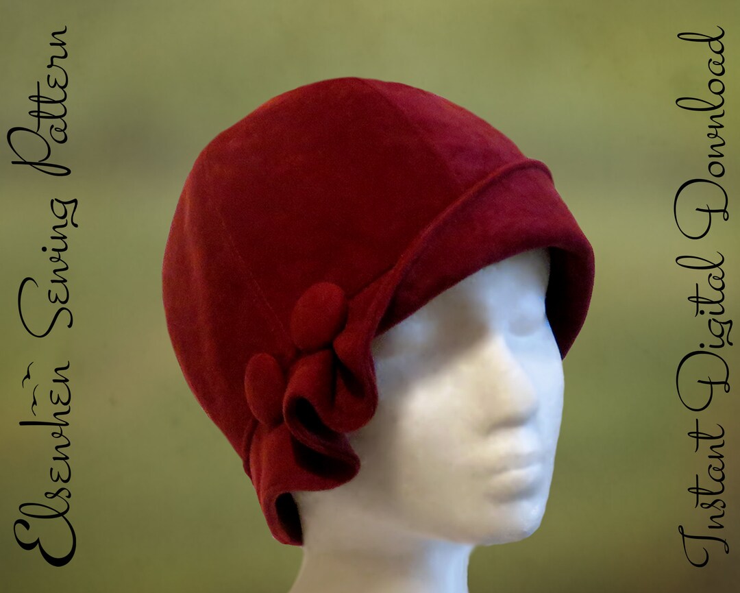 DIGITAL SEWING PATTERN Madeline 1920s Twenties Cloche - Etsy