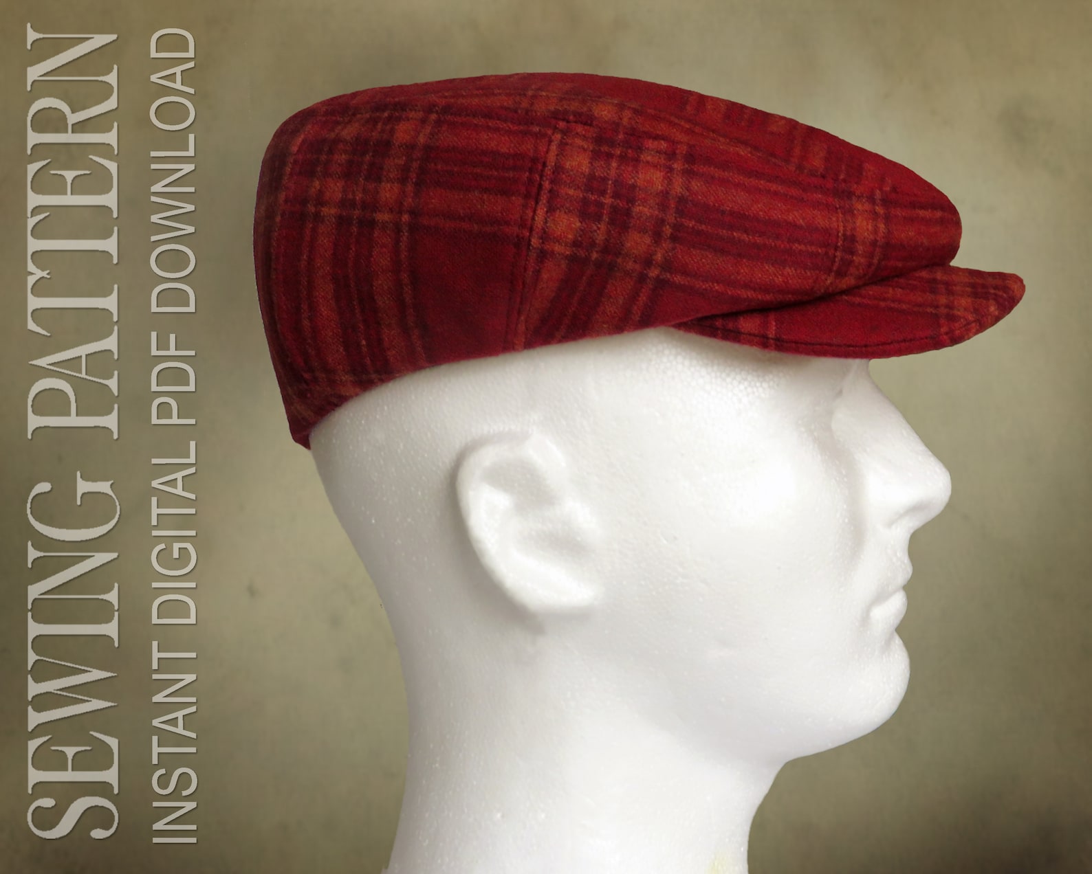 Irish flat cap sewing pattern - mlhatampa