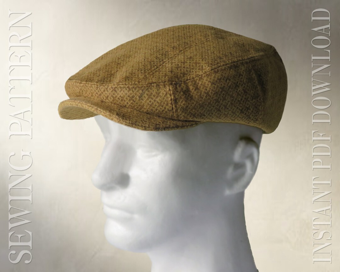 DIGITAL SEWING PATTERN Finch, 1920's Irish Flat Cap for Child or Adult Pdf Download - Etsy