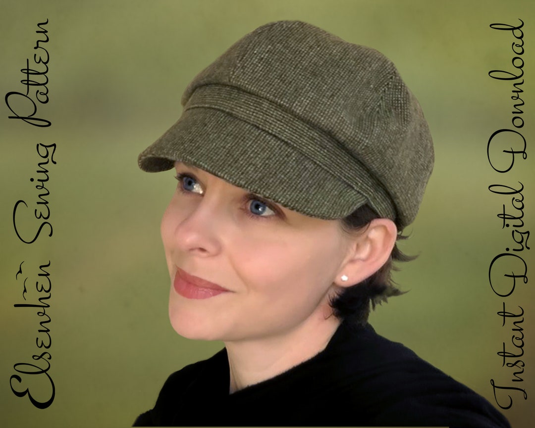 DIGITAL SEWING PATTERN Brooklyn Gatsby Newsboy Tweed Cap - Etsy