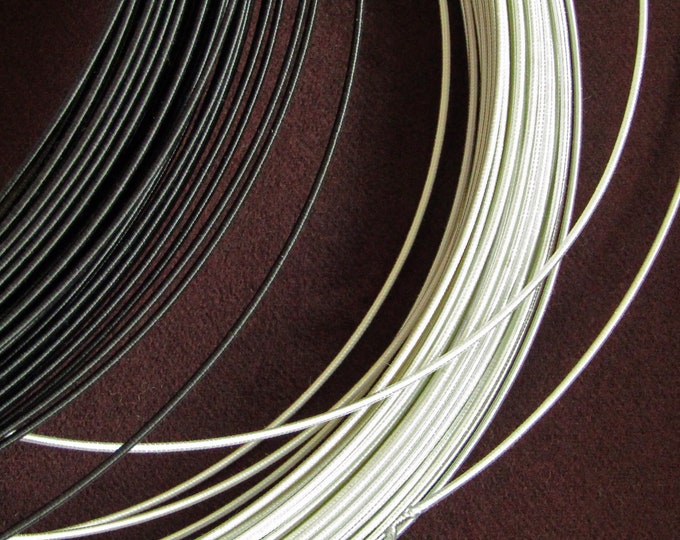 Millinery Wire - 1 Yd Metal Wire Bound With Rayon Thread - 20 Gauge ...