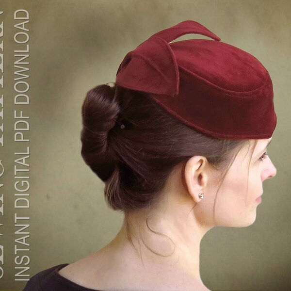 Pillbox Hat Patterns - Etsy