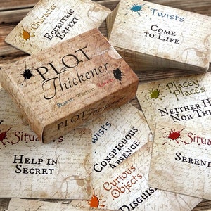 Plot Thickener Card Game, Writing Prompts, Life Enrichment, Story ...