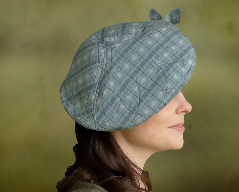 SEWING PATTERN Zoë 1940's Stylized Beret Hat guernsey - Etsy Australia