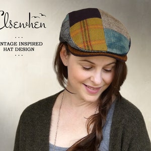 DIGITAL SEWING PATTERN - Wyeth, Classic Flat Cap, Scally Cap, Ivy Cap ...