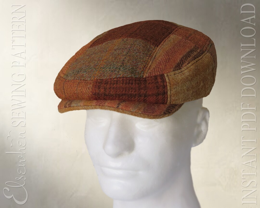 DIGITAL SEWING PATTERN - Finch, 1920's Irish Flat Cap for Child or ...