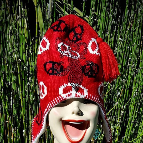 Knit Peace Sign - Etsy