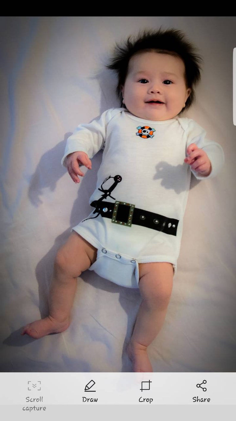 Awesome Adorable Baby Infant Pirate Jolly Roger Costume - Etsy