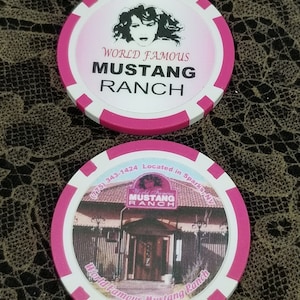 Rare MCM Vintage World Famous Mustang Ranch Brothel Chip - Etsy