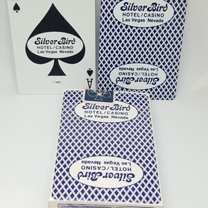 Wow! Vintage Silverbird Hotel Casino Las Vegas Deck of Cards Blackjack ...