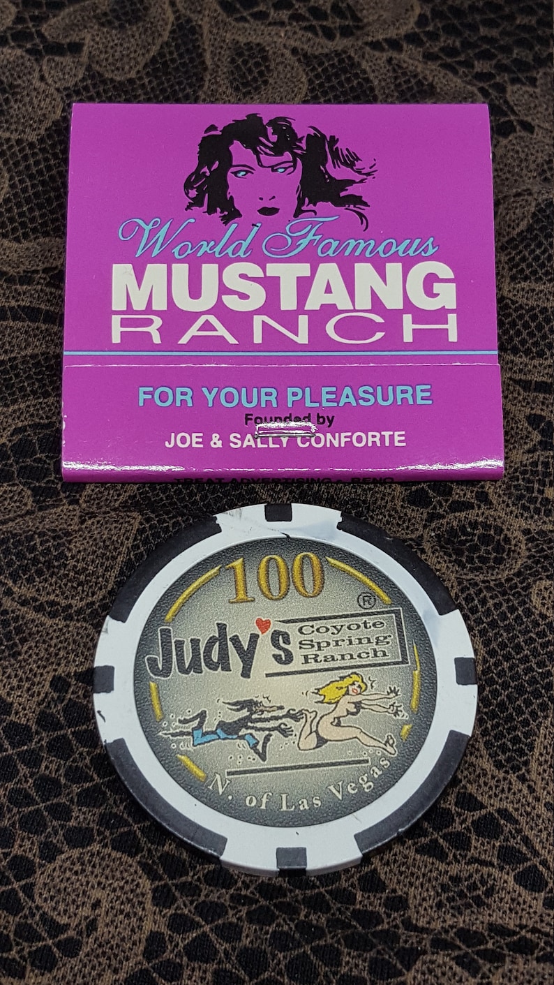 Wow! RARE Judys Coyote Spring Ranch Brothel Chip Mustang Ranch Legal ...