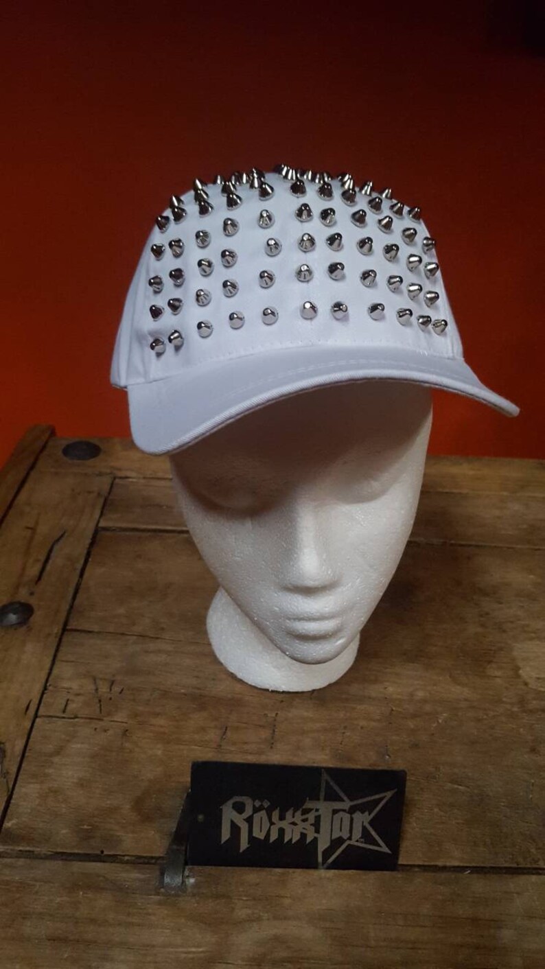 Awesome Studded Baseball Hat Cap Bikers Amazing Punk Rocker - Etsy