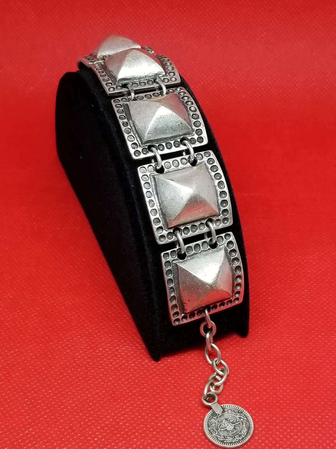Awesome Vintage Punk Rocker Bracelet Medieval Celtic Gothic Biker ...