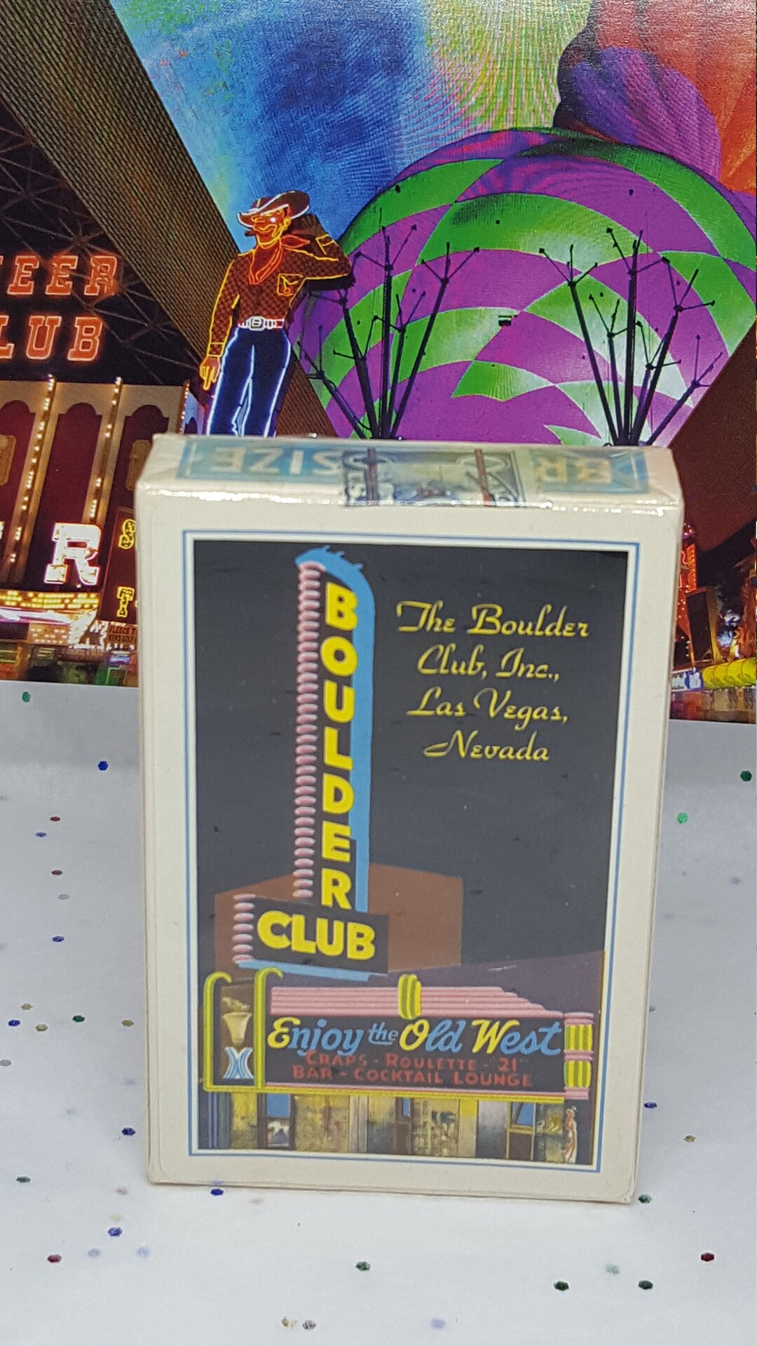 Extremely Rare Vintage Boulder Club Las Vegas Sealed Cards Never Opened ...