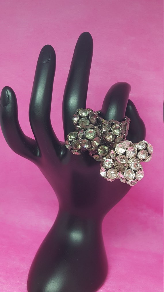 Vintage mod costume ring - Gem