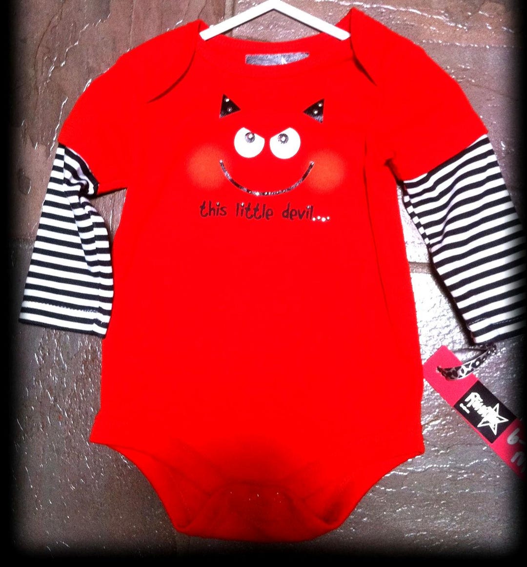 Adorable Baby Devil Costume Awesome Infant Outfit Baby Devil Hallowen ...