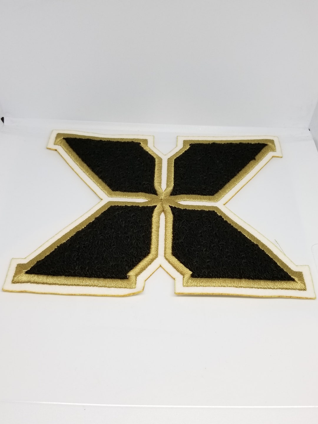 Vintage MCM Letterman Patches Retro Embroidered X Patch High School ...