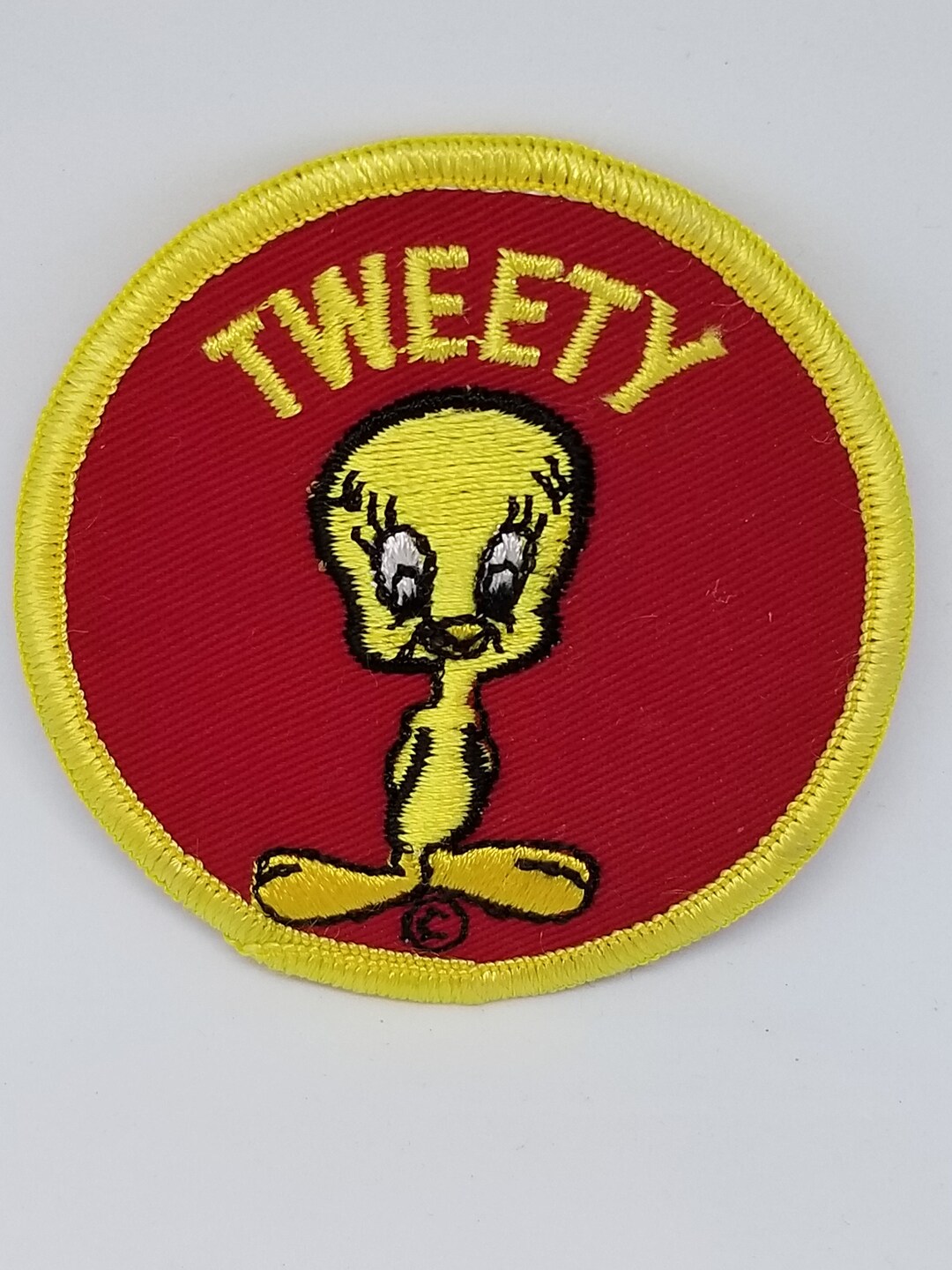 Vintage MCM Tweety Bird Embroidered Patch Looney Tunes Tweety Patch ...