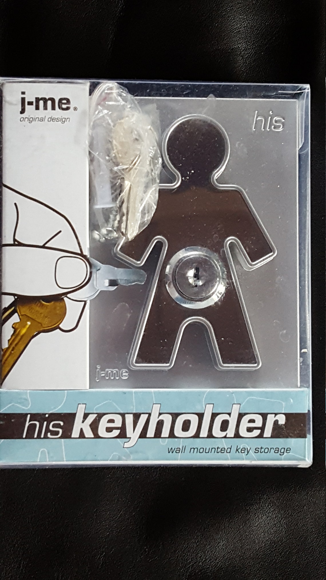 Vintage Chrome HIS UK Funny Keyholder Retro Lock Wall Decor | Etsy