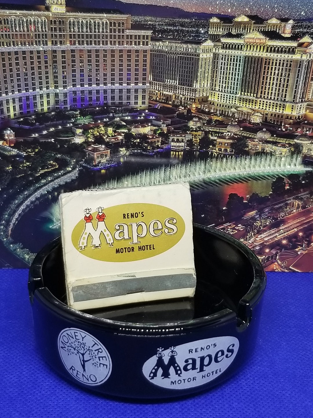 Amazing Rare Vintage 70s Reno's Mapes Motor Hotel Casino - Etsy