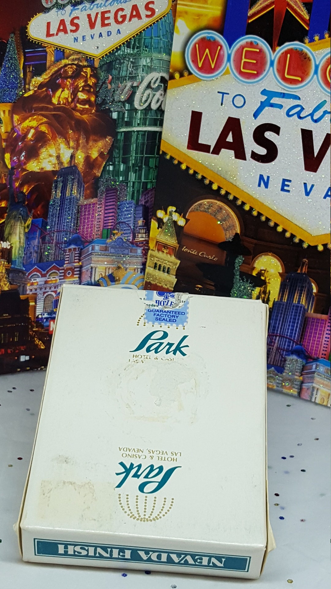 Vintage 80's Park Casino Las Vegas Cards Authentic Blackjack Poker ...