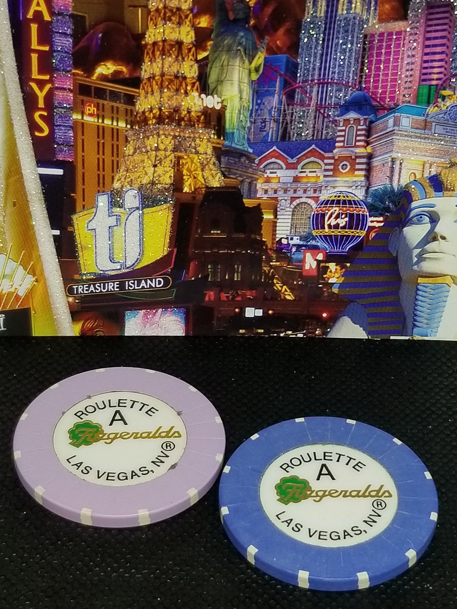 Rare Vintage Fitzgeralds Las Vegas Casino Roulette Chips Fitz - Etsy