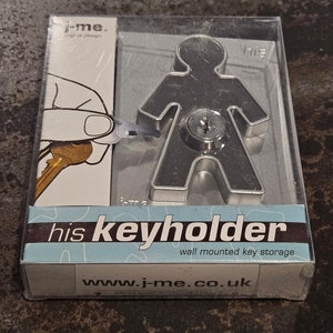 Vintage Chrome HIS UK Funny Keyholder Retro Lock Full Frontal of a Guy ...