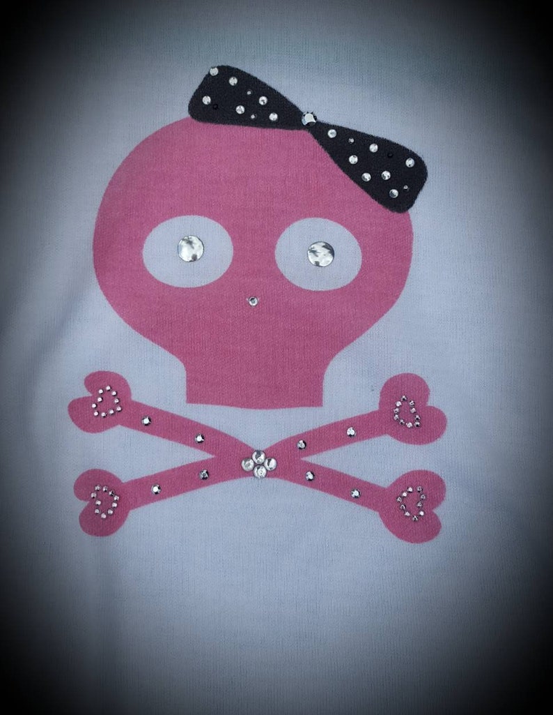 Awesome Girly Skull & Bones Gift Set Bib Bodysuit Onesie Adorable ...