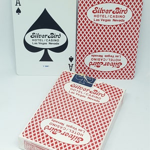 Wow! Vintage Silverbird Hotel Casino Las Vegas Deck of Cards Blackjack ...