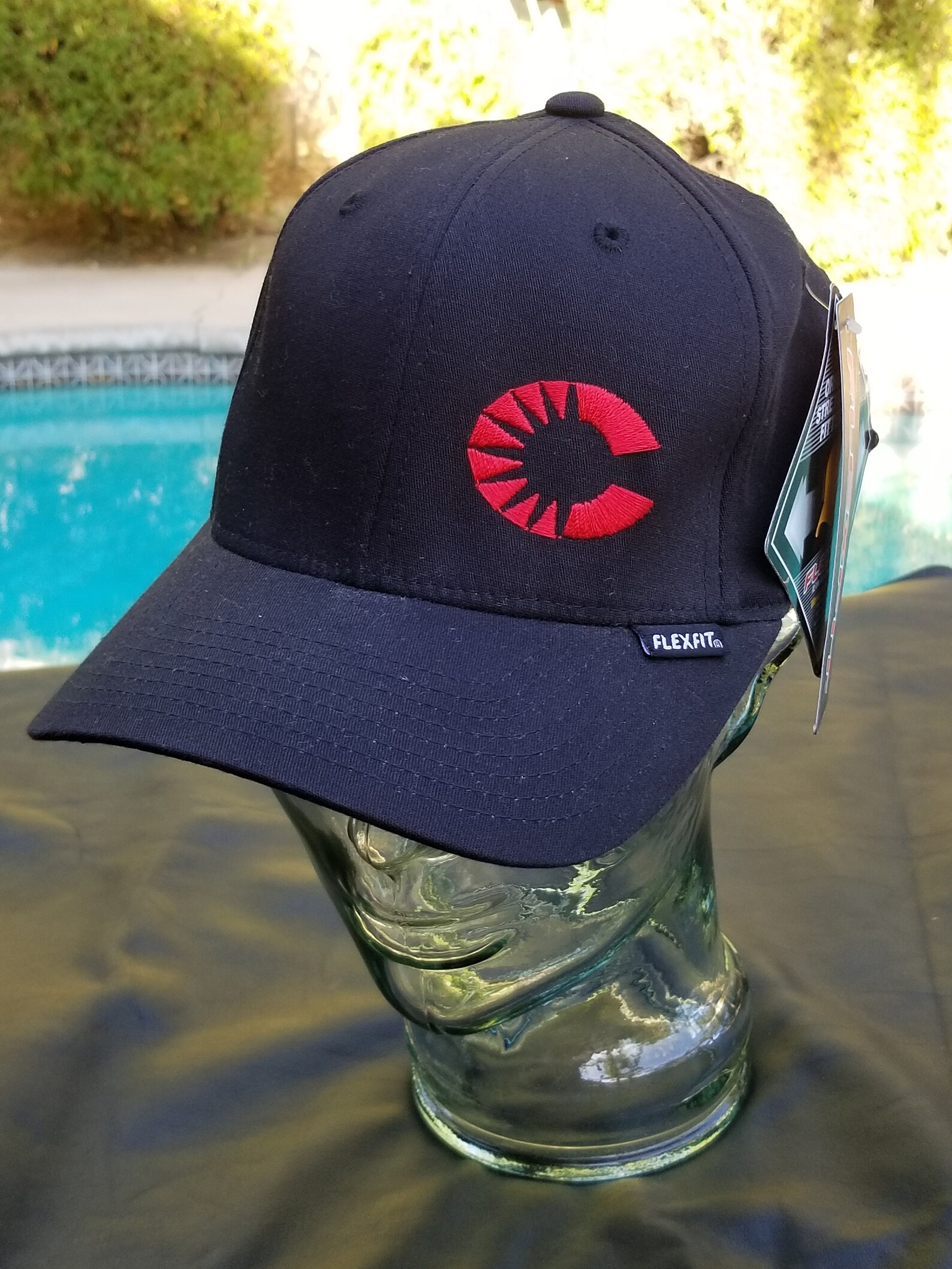 Awesome Vintage Flexfit Caltec Black Baseball Hat Dope Sick Technology ...