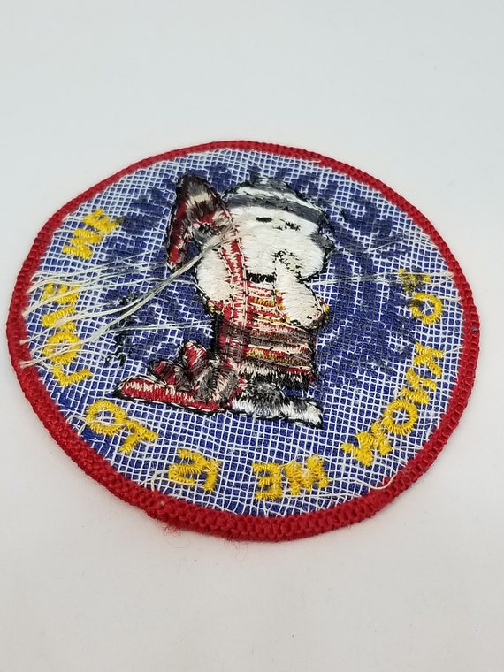 Vintage MCM 1970s Linus patch Peanuts Snoopy "To Know… - Gem