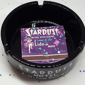 Vintage MCM Stardust Las Vegas Gift Set Stardust Ashtray Matches ...