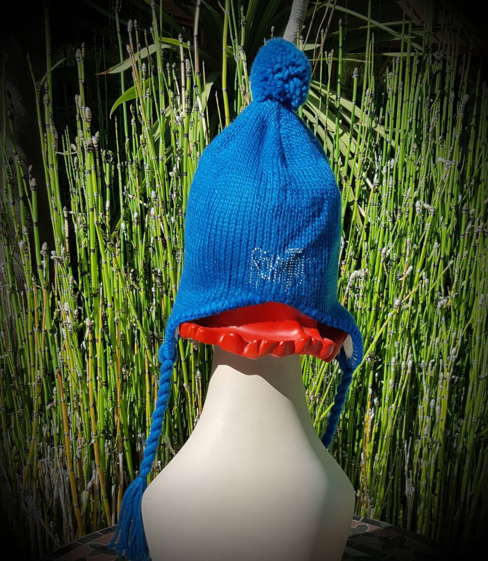 Awesome Bling Beanie Knit Hat Boho Hippie Gorgeous Snowboarder | Etsy