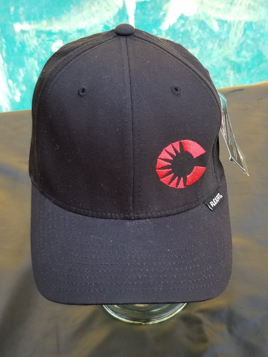 Awesome Vintage Flexfit Caltec Black Baseball Hat Dope Sick Technology ...