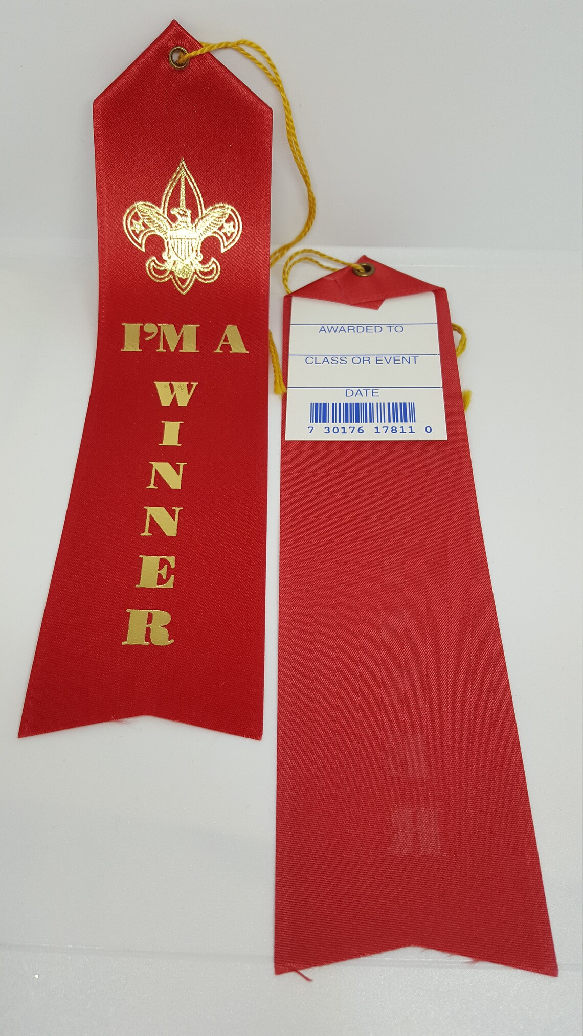 Vintage Cub Scout Regatta Blue Ribbons Space Derby Blue Ribbon Grand ...