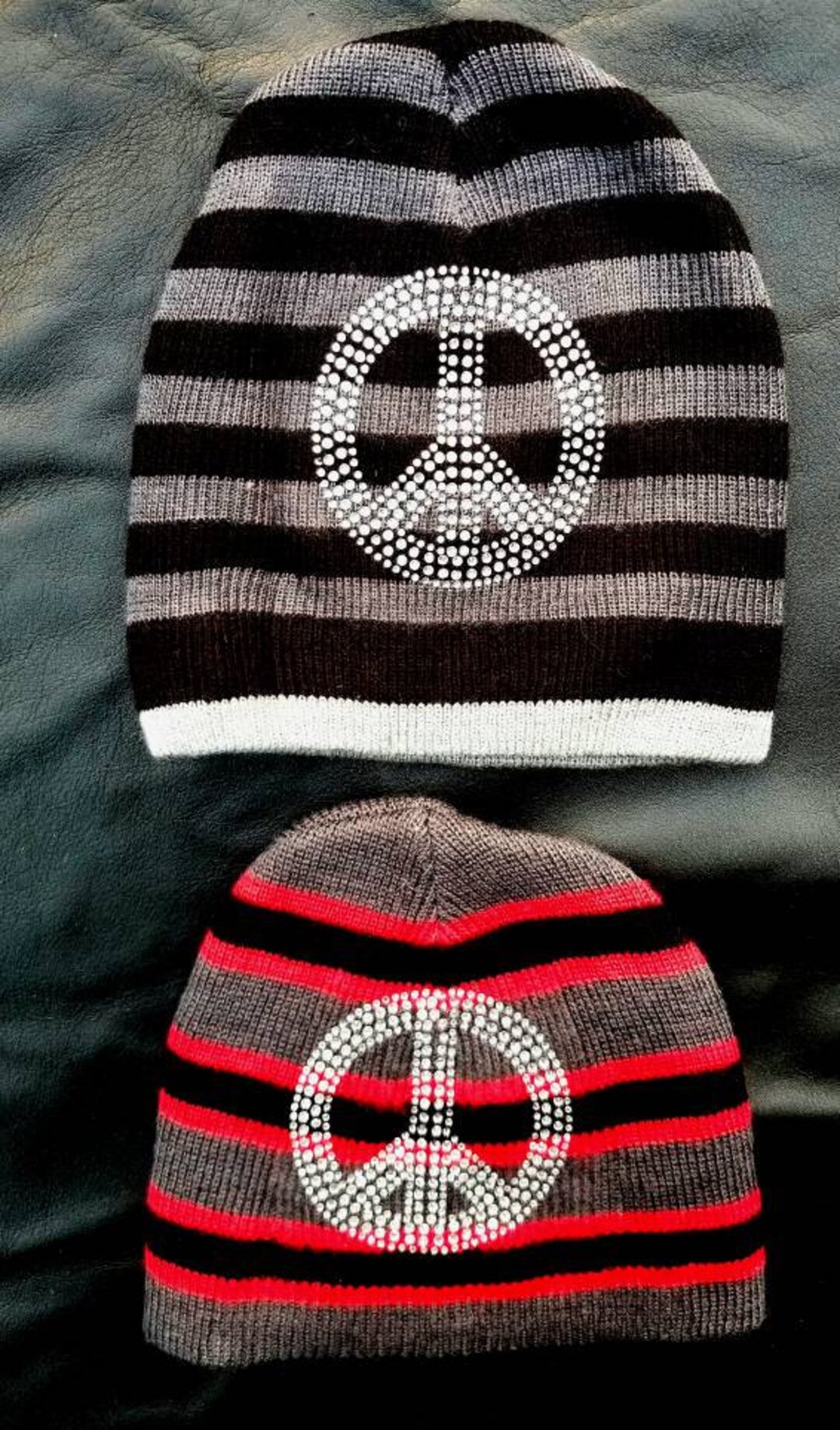 Awesome Kids Beanies Peace Sign Stars Folk Ski Hat Hippie Boho - Etsy