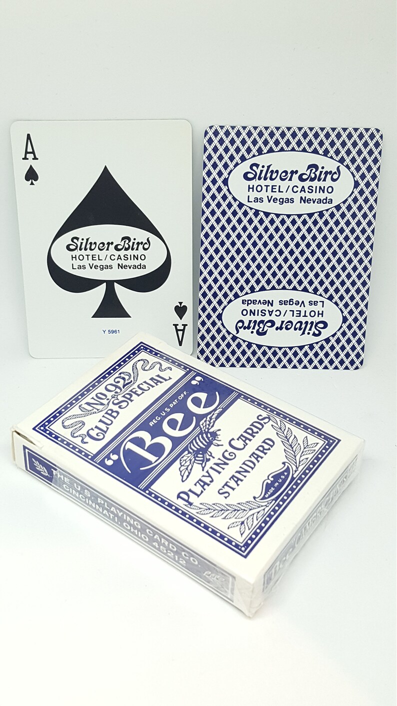 Wow! Vintage Silverbird Hotel Casino Las Vegas Deck of Cards Blackjack ...
