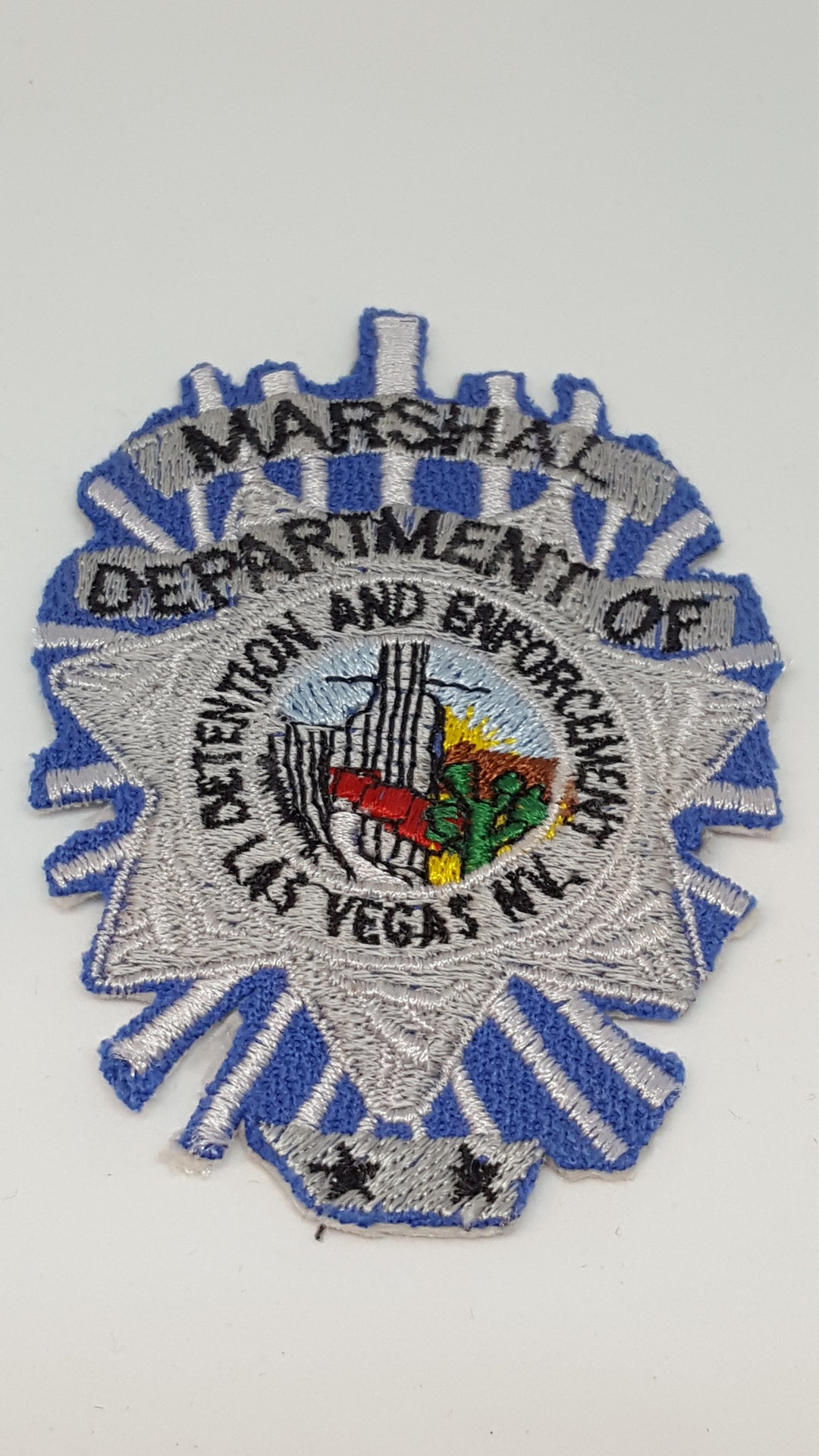 Vintage Embroidered Patch City of Las Vegas Marshal's Dept of Detention ...