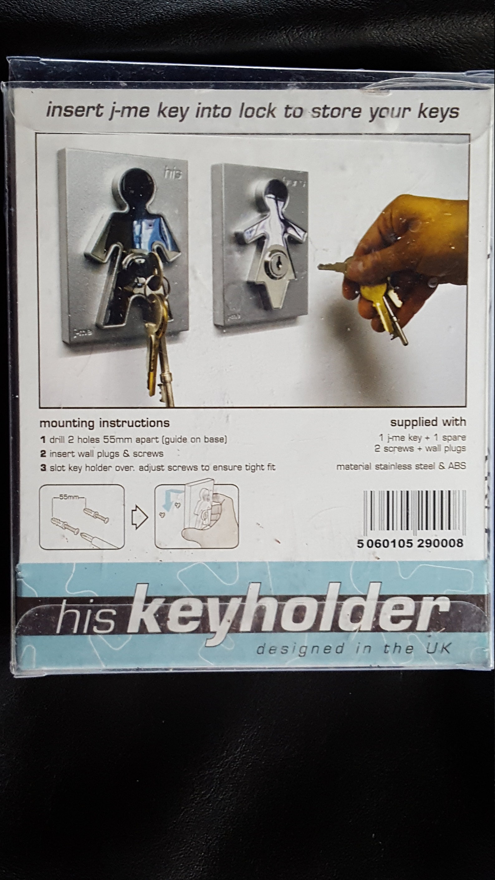 Vintage Chrome HIS UK Funny Keyholder Retro Lock Wall Decor - Etsy