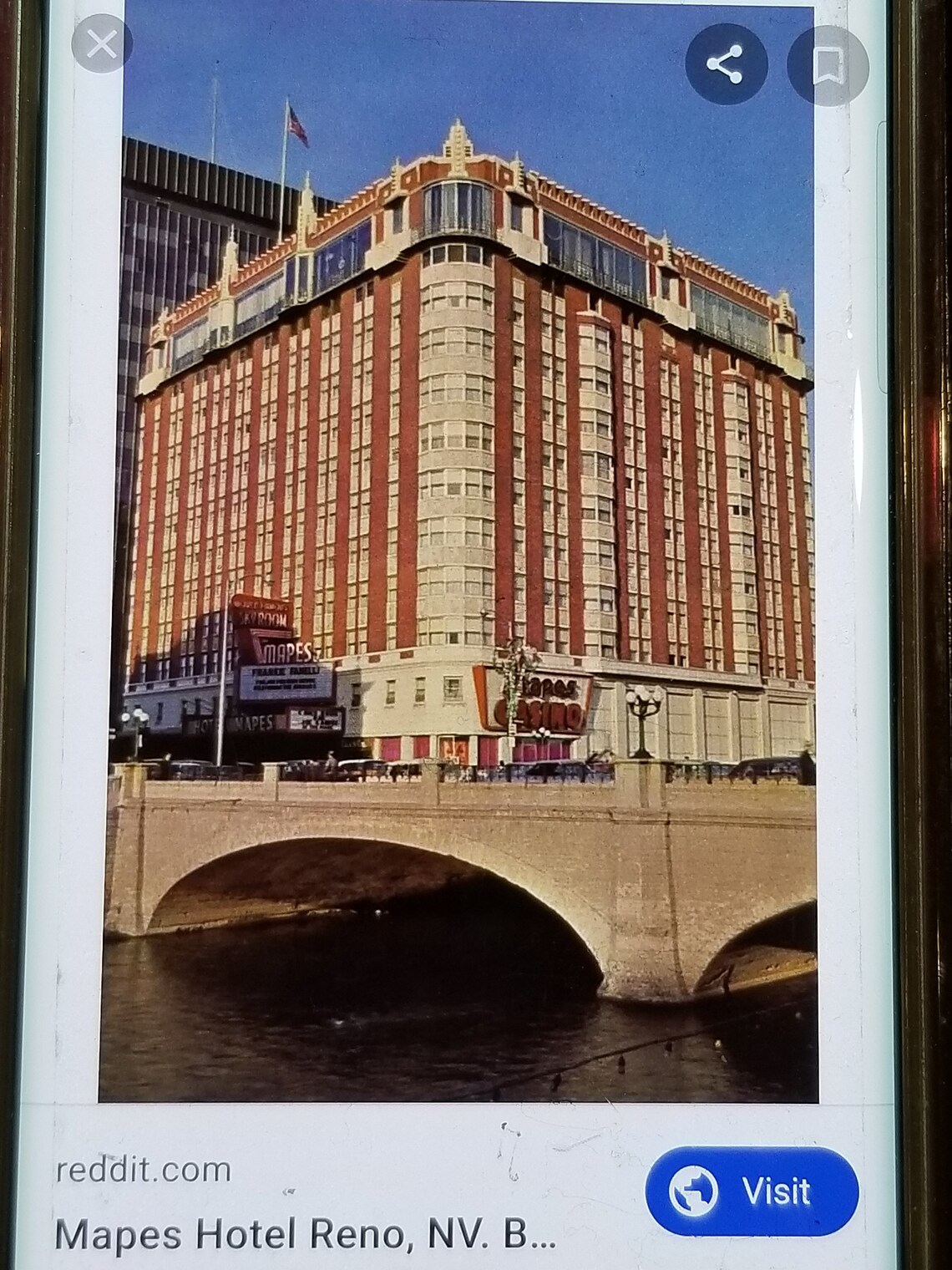 Amazing Rare Vintage 70s Reno's Mapes Motor Hotel Casino | Etsy