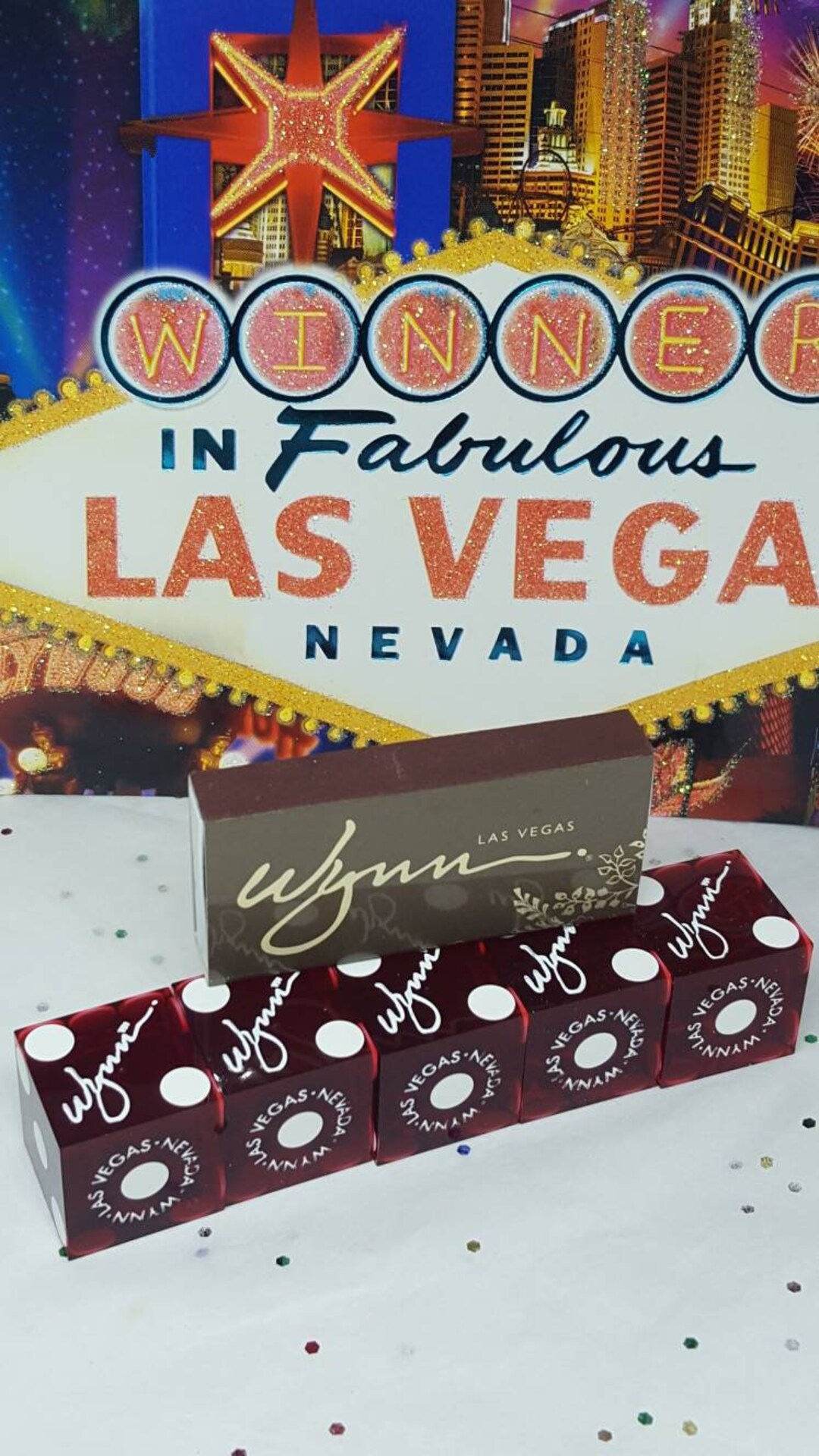 RARE Vintage Wynn Las Vegas Dice Stick Real Crapstable Dice Wynn ...