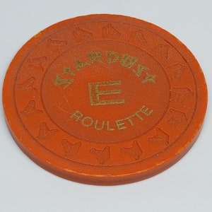 Legendary Stardust Las Vegas Vintage Roulette Chip & Lighter Rare ...