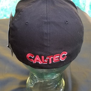 Awesome Vintage Flexfit Caltec Black Baseball Hat Dope Sick Technology ...