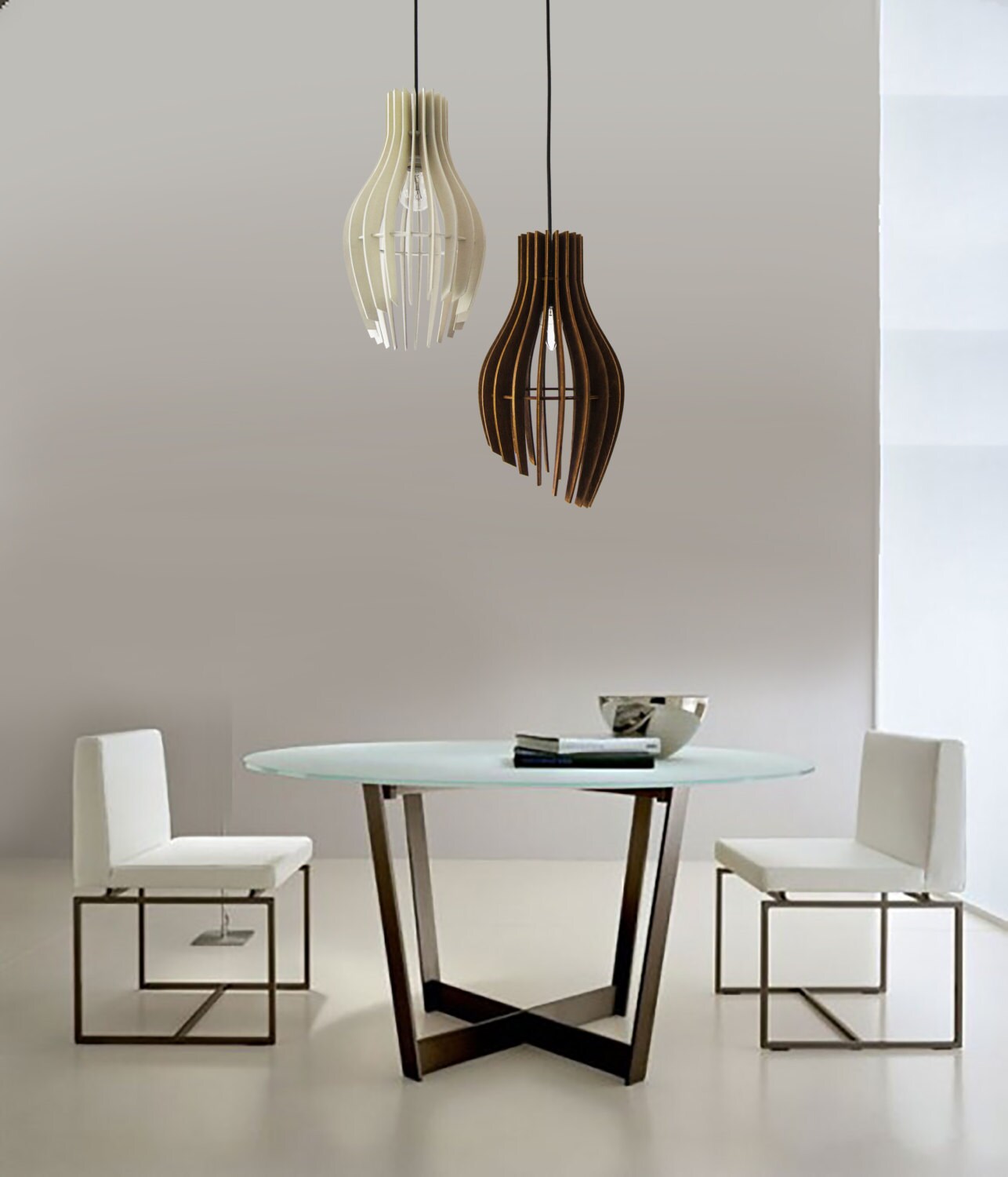 Pendant Light Wood Lamp Pendant Lighting Hanging Dining - Etsy