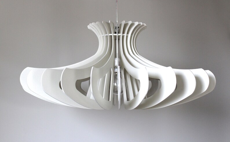 Large Pendant Light Modern Chandelier Lighting Wooden Light - Etsy